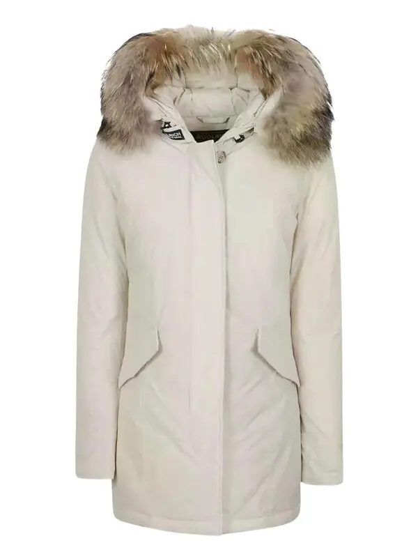 Woolrich Fur-trim Hooded Coat - Neutrals