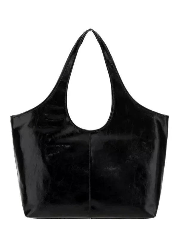 Michael Kors Crinkled-effect Tote Bag - Black