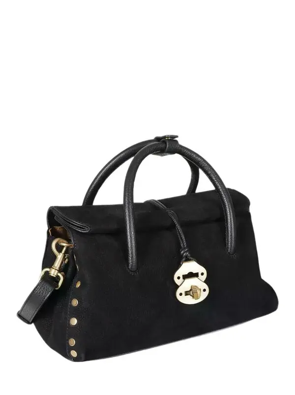 ZANELLATO Small Dotta Jones Twist-lock Tote Bag - Black