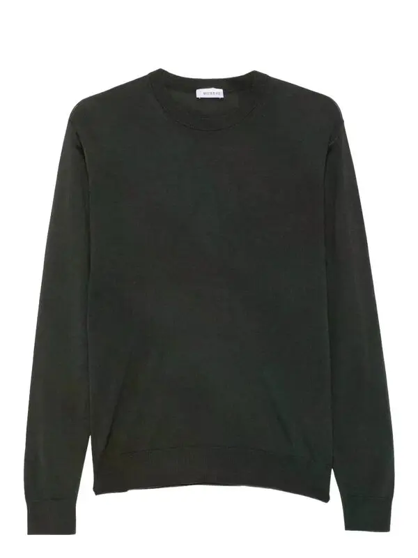 DIKTAT Crew-neck Long-sleeve Sweater - Green