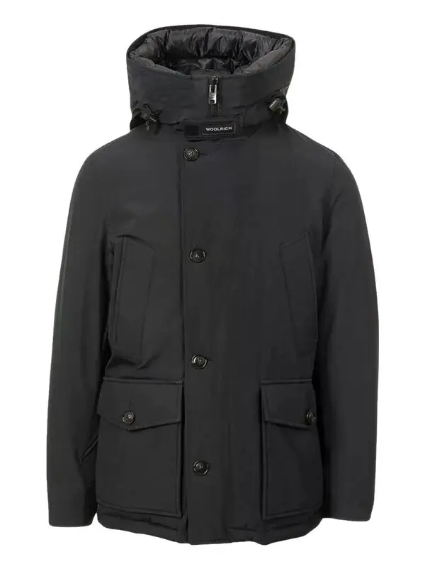 Woolrich Arctic Hoodie Hooded Jacket - Black
