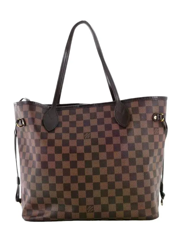 LOUIS VUITTON Neverfull Nm Damier Mm Tote Bag - Truffle Checker