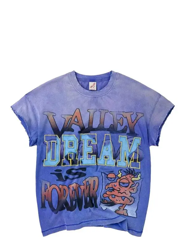 VALE FOREVER Osmosis Graphic-print T-shirt - Blue