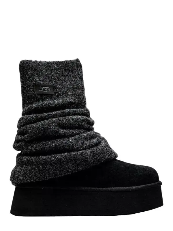 UGG Classic Mini Dipper Ankle Boots - Black
