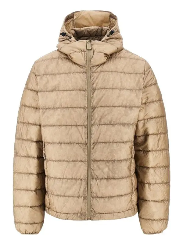 Aspesi Nelson Quilted Hooded Jacket - Nude