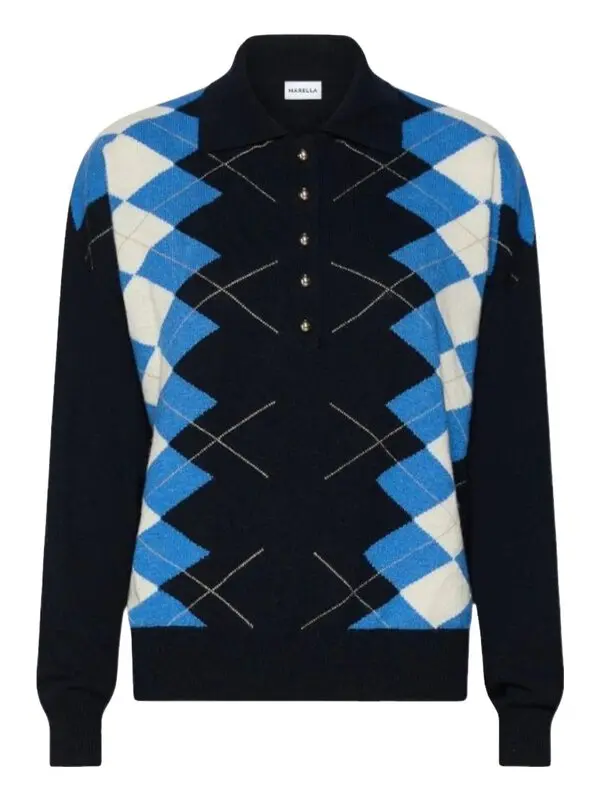 Marella Long-sleeved Cardigan - Multicolor
