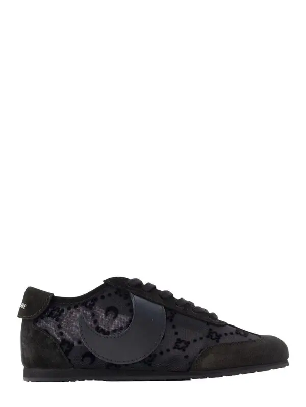 MARINE SERRE Astra Patterned Low-top Sneakers - Black