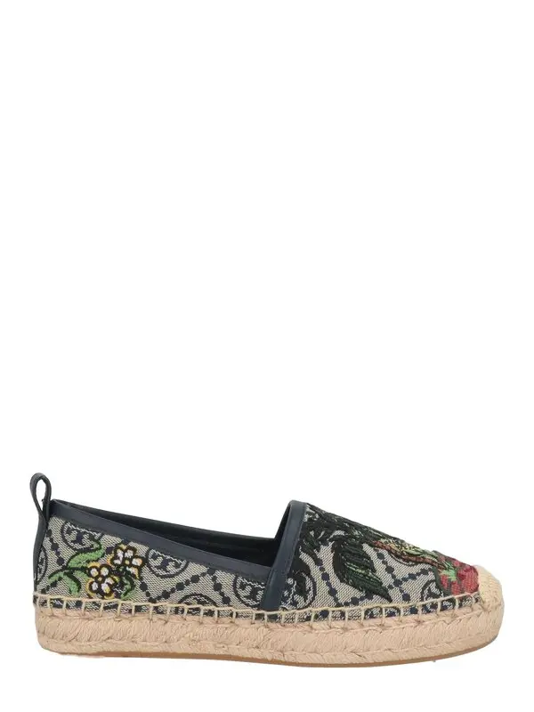 Tory Burch Logo-print Espadrilles - Nude