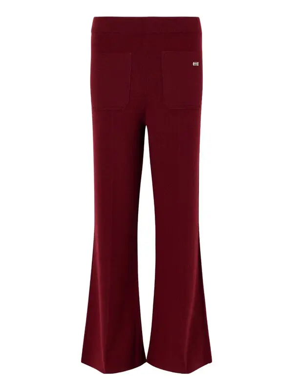 Victoria Beckham Flared Pants - Red