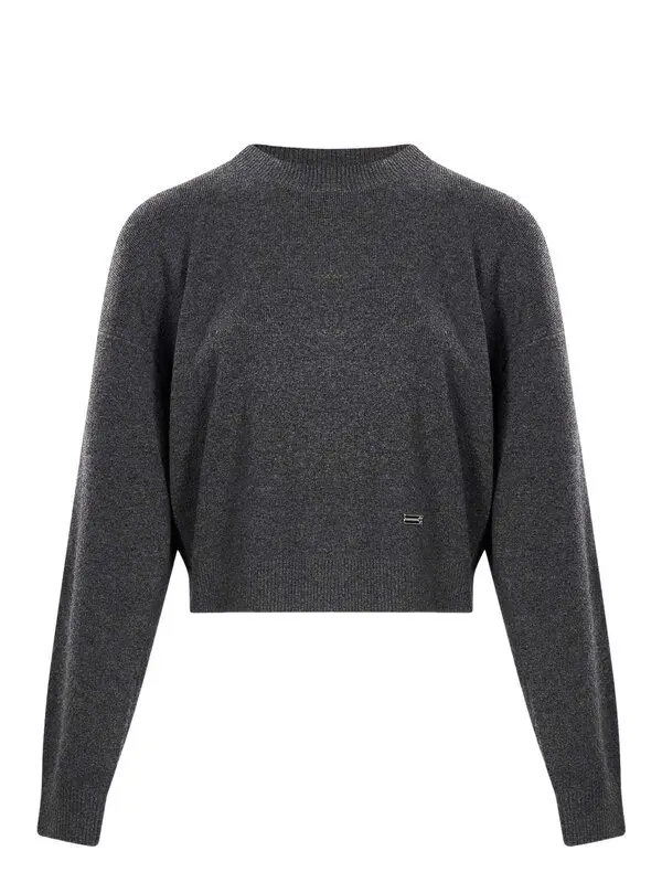 Victoria Beckham Luna Crewneck Jumper - Black