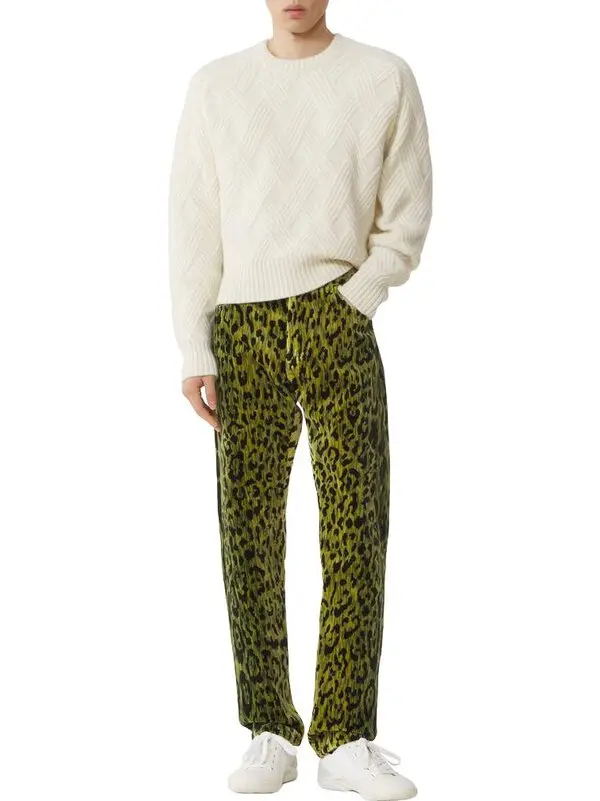 LANVIN Cable-knit Wool Sweater - Cloud