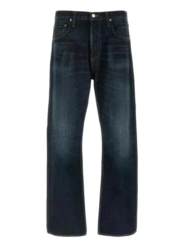 AGOLDE Whiskering-effect Jeans - Blue
