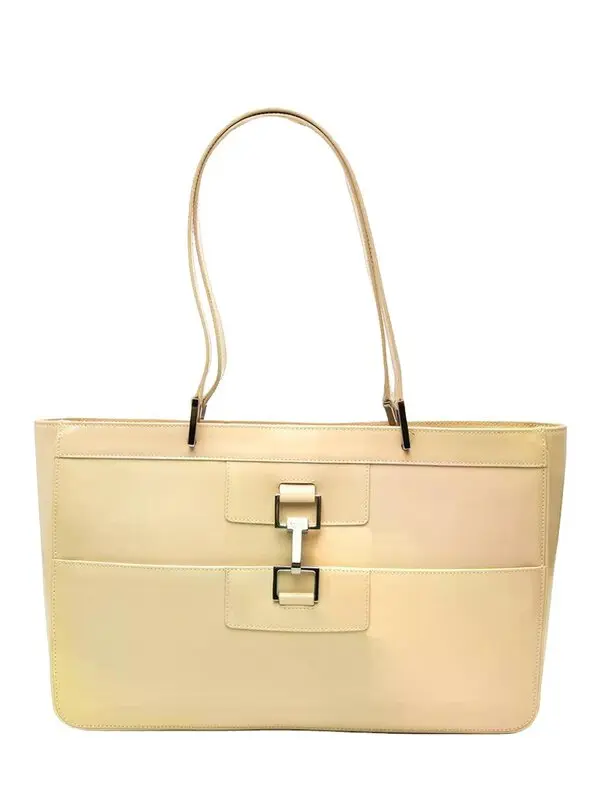 Gucci 2000-2015 Calfskin Jackie Tote Bag - Neutrals