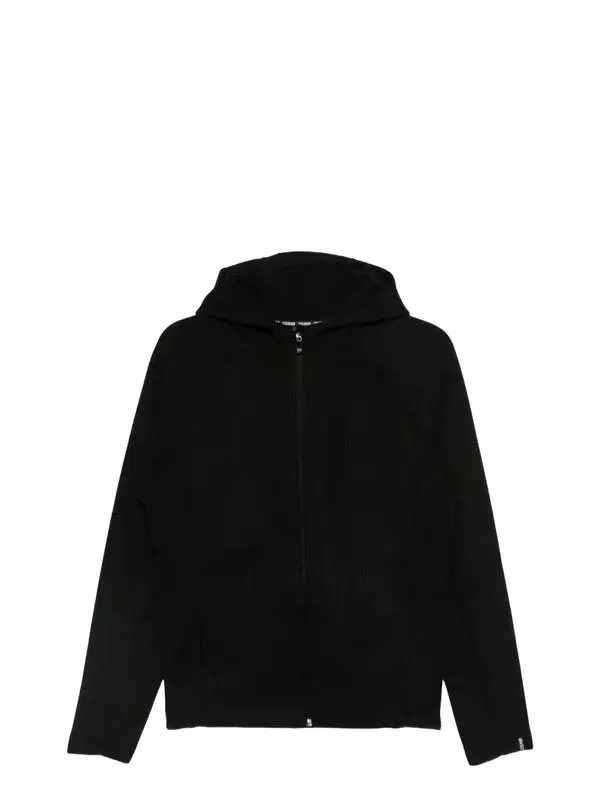COLMAR Hooded Rib-knit Ski Sweatshirt - Blue