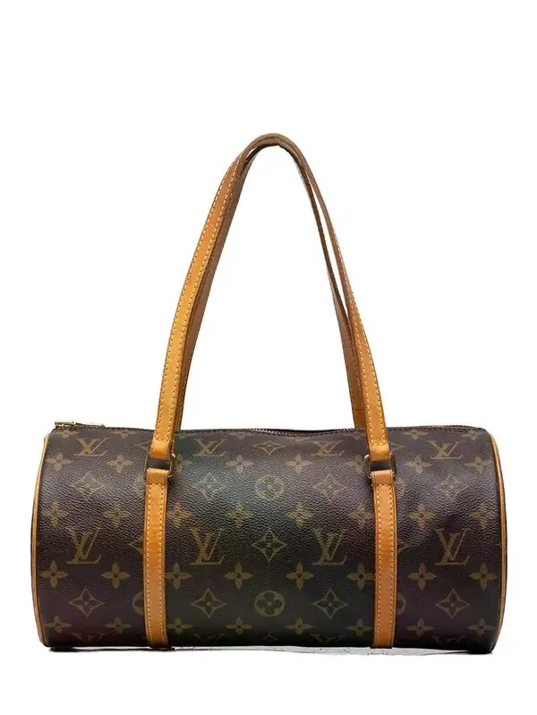 LOUIS VUITTON 2003 Monogram Papillon 30 Handbag - Brown
