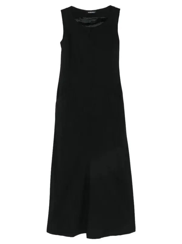 RUNDHOLZ Sleeveless Panelled Midi Dress - Black
