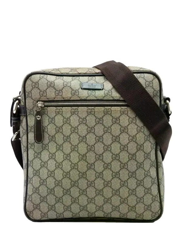 Gucci 2016-2026 Gg Supreme Crossbody Bag - Neutrals