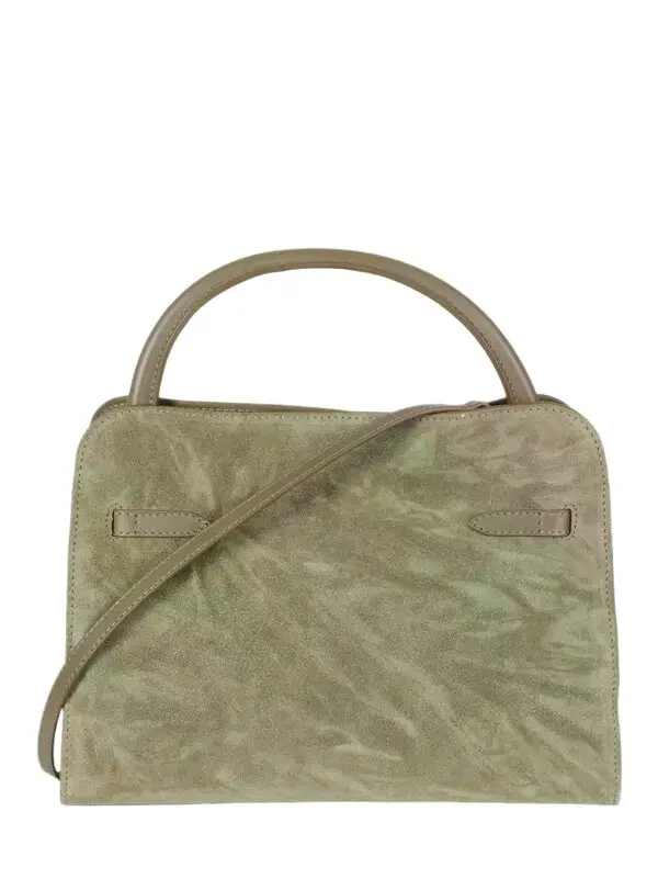 BIASIA Carabiner-detail Suede Tote Bag - Green