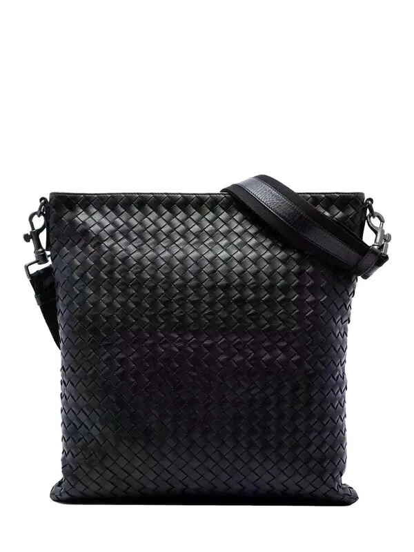 Bottega Veneta 2012-2026 Nappa Intrecciato Vn Crossbody Bag - Black