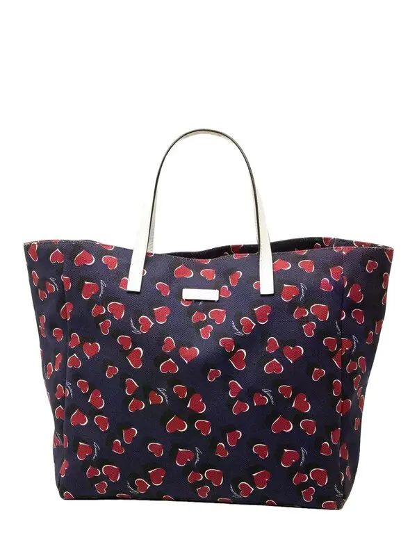 Gucci 2000-2015 Canvas Heartbeat Tote Bag - Blue