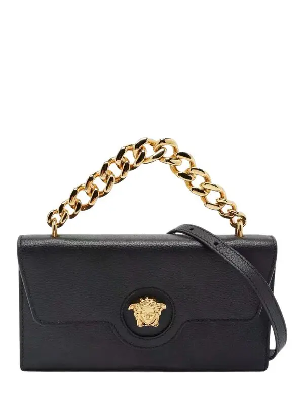 Versace Mini La Medusa Cross Body Bag - Black
