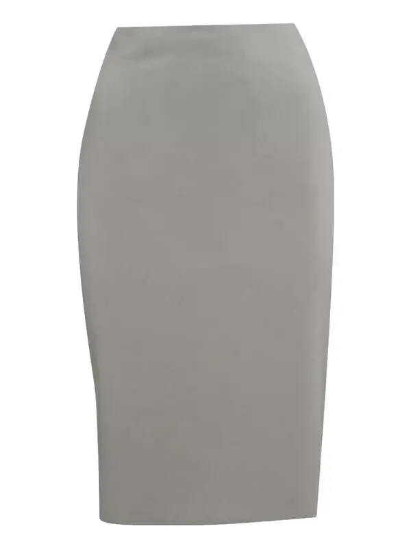 Emporio Armani High-waisted Pencil Skirt - Grey