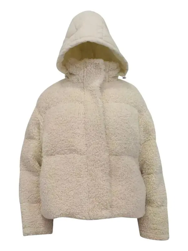 Maje Hooded Jacket - Neutrals