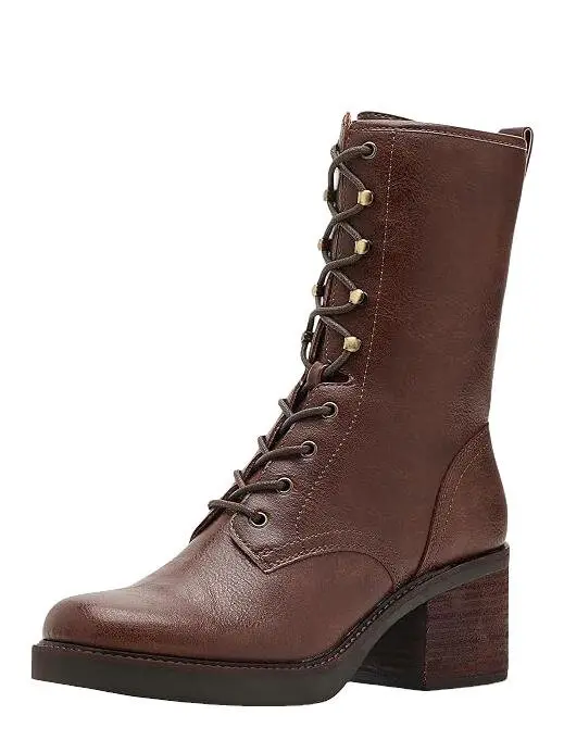 FRYE AND CO. Fynn Combat Boots - Walnut