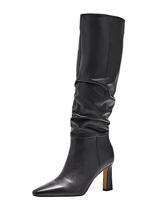 Vince Camuto Genisa Slouchy Knee High Boots Boots - Black