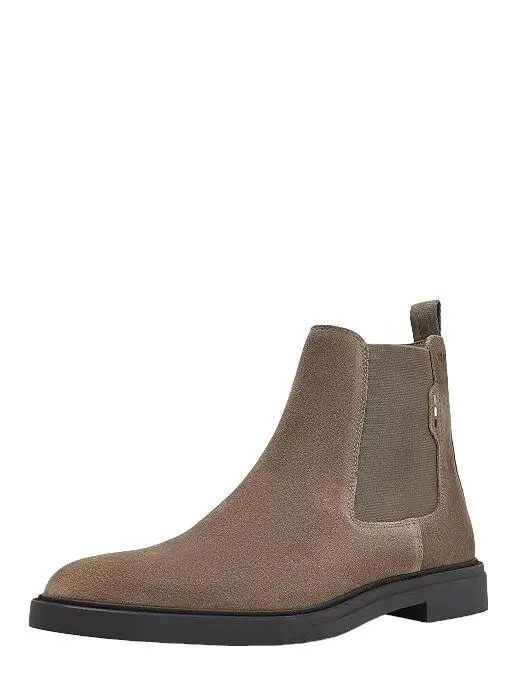 BOSS Calev Suede Chelsea Boots Boots - Medium Beige