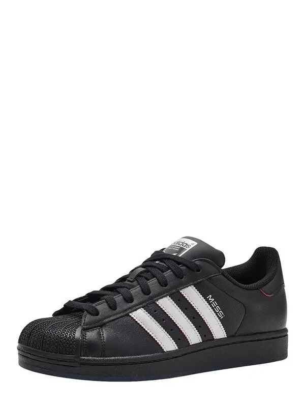 Adidas Superstar Messi Shoes Soccer Shoes - Black/silver Metallic/pure Ruby
