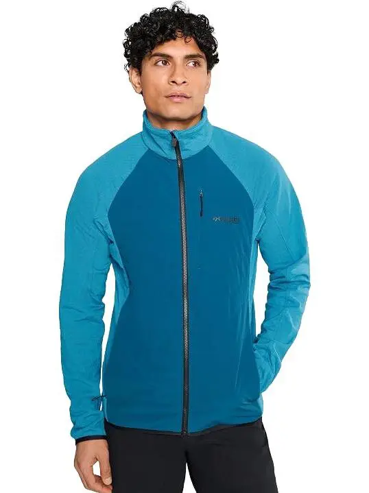 Columbia Arctic Crest Ii Hybrid Full Zip Fleece - Phoenix Blue/compass Blue