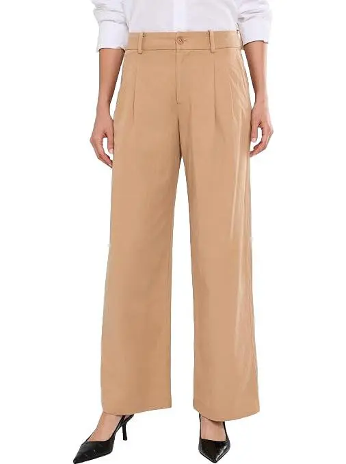 Madewell The Everyday Trouser In Drapey Twill Clothing - Desert Camel