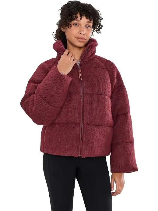 UGG Vareta Knit Puffer Jacket Jacket - Wild Grape