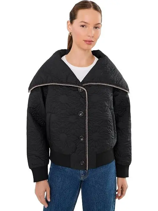 UGG Solein Oversized-collar Jacket Coat - Black