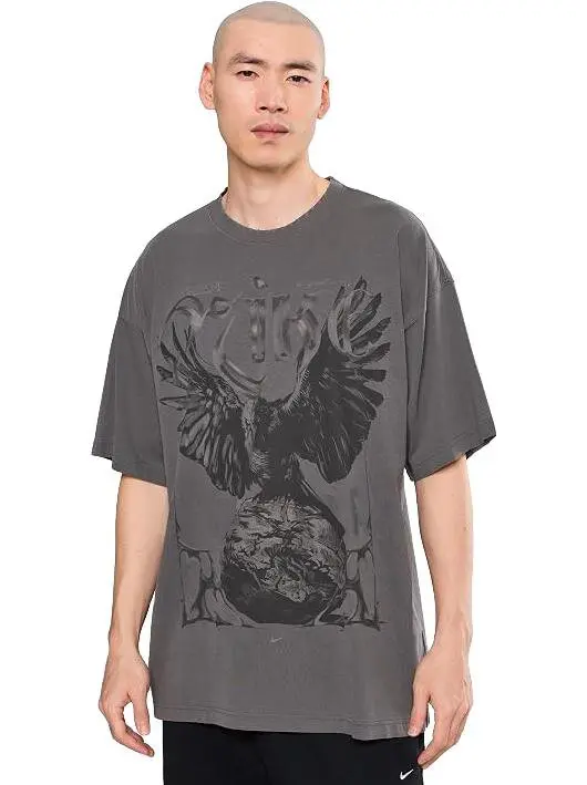 Nike Summit Oversized Crew Neck T-shirts Workout - Black