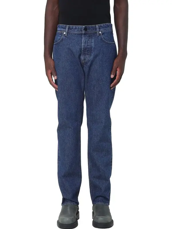 Stone Island Straight Fit Mid-rise Cotton Denim Jeans - Blue