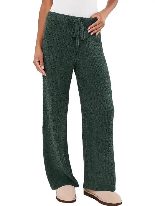 UGG Couria Straight-leg Rib Pants Clothing - Arugula