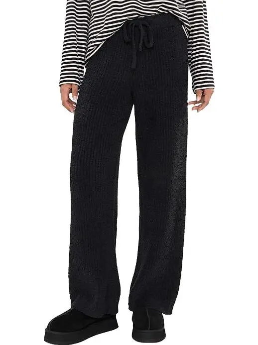 UGG Couria Straight-leg Rib Pants Clothing - Black