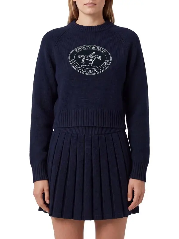 Sporty & Rich Sweater - Navy
