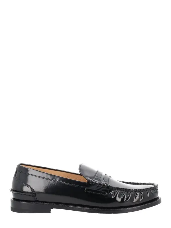 Premiata Mocassino In Pelle - Black