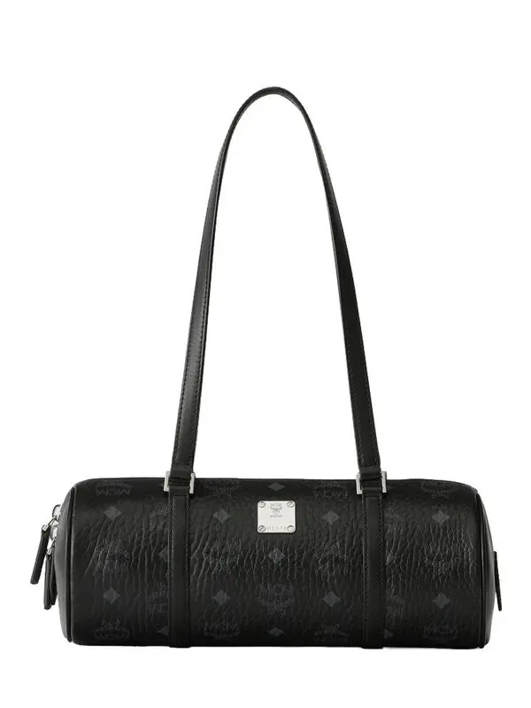 Mcm Aren Small East West Shoulder Bag - Black