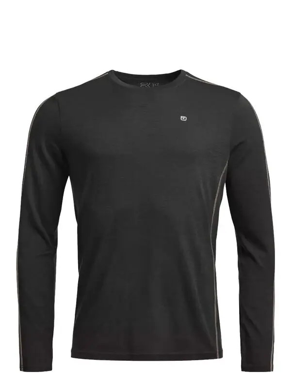 ORTOVOX 185 Rock'n' Logo-patch Long-sleeve T-shirt - Black