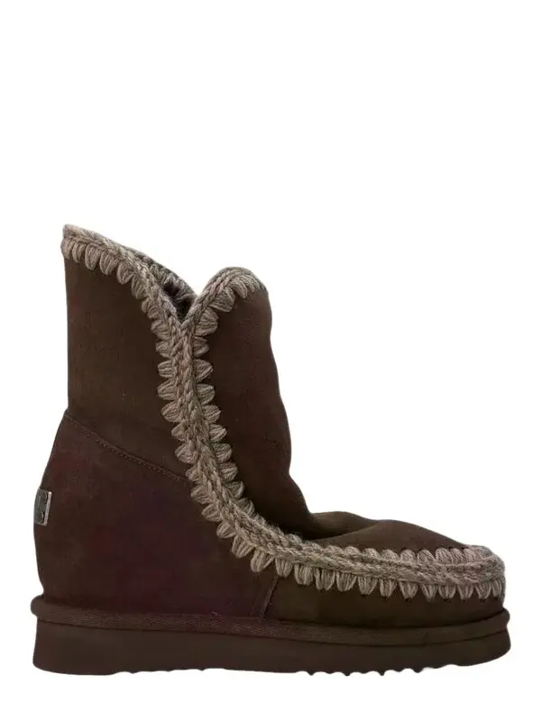 Mou Eskimo Inner Wedge Snow Boots - Brown