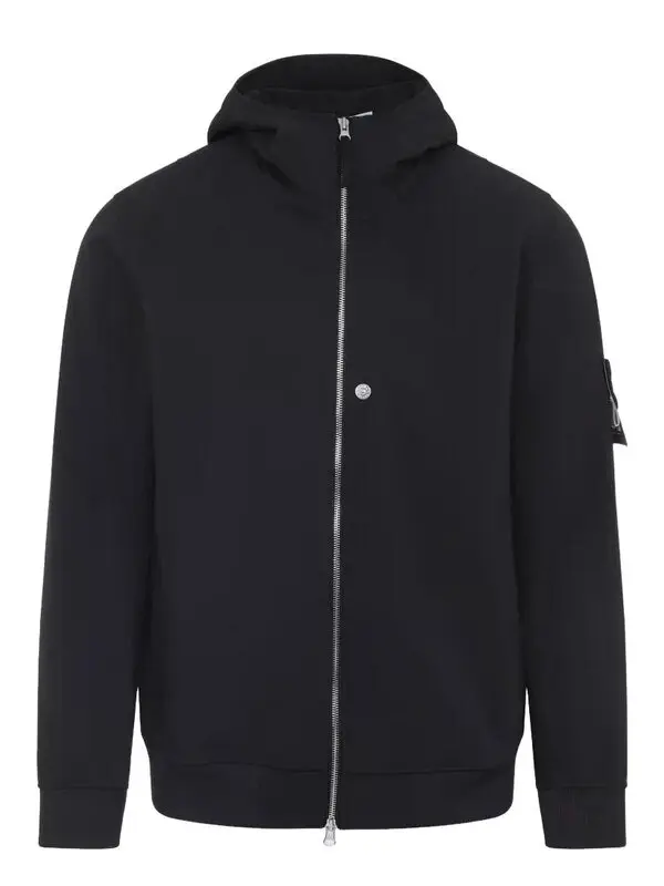 Stone Island Q100004 Soft Shell-r_e.dye® Technology Jacket - Black