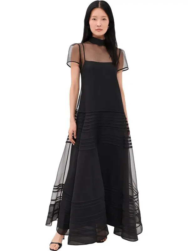 Staud Stratton Dress - Black