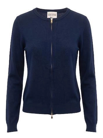 SEMICOUTURE Cardigan Size Viscose, Polyester - Navy