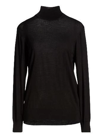 PANGAIA Turtleneck Size Merino Wool - Black