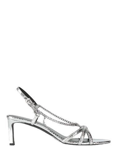 Zadig&Voltaire Sandals Size Leather - Silver