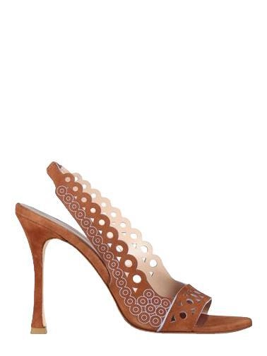 FABI Sandals Size Leather - Brick